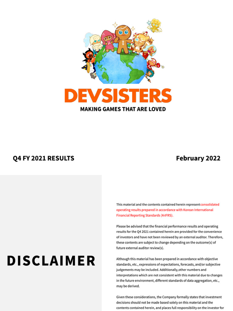 Devsisters 2021Q4 | PDF