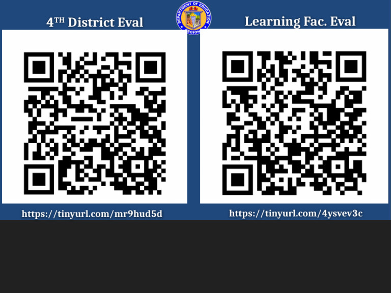 QR Code and Link For EVAL | PDF