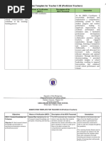 Deped Standard Table of Specification Format | PDF | Human ...