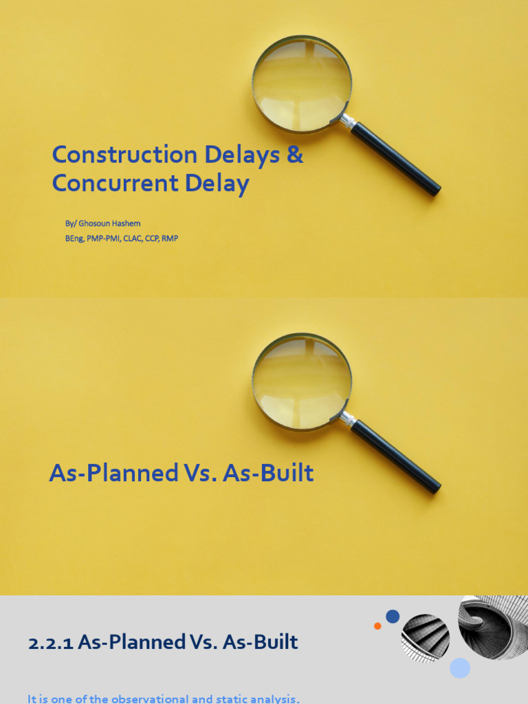 As-Planned vs. As-Built Analysis | PDF