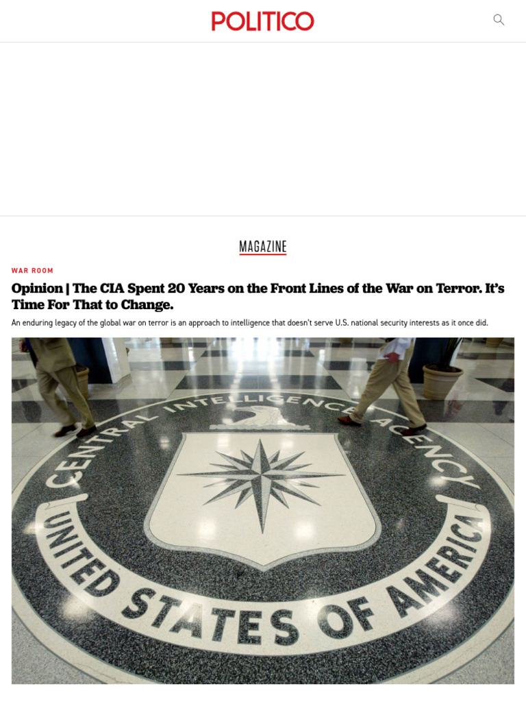 CIA's Evolving Role in National Security | PDF | Central Intelligence ...
