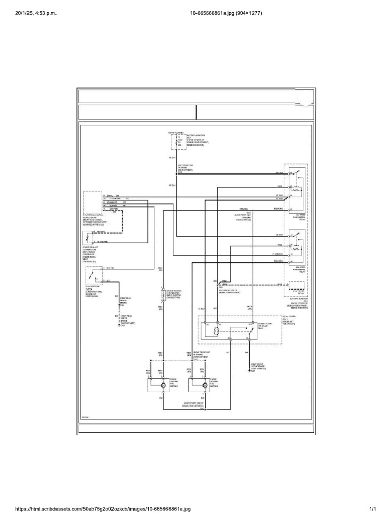 Cooler FAN Circuit FORD TAURUS 2001 | PDF
