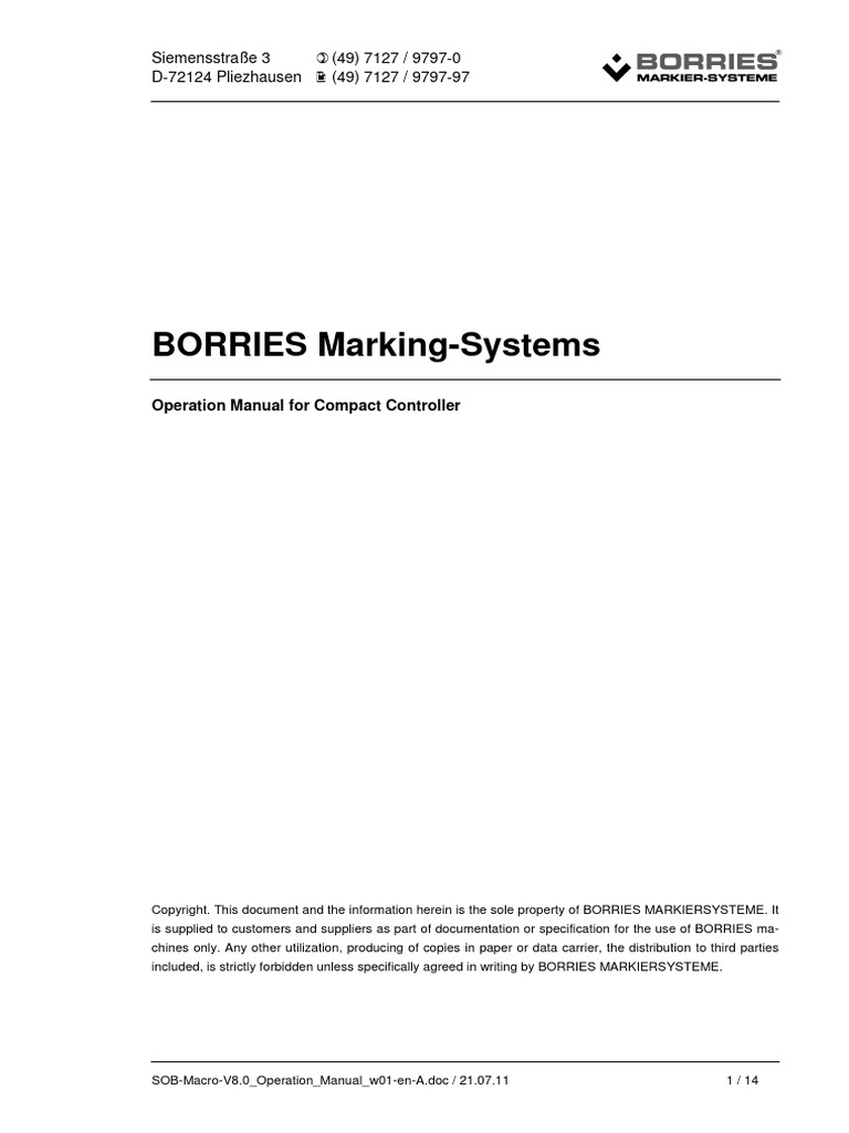 SOB-Macro-V8 0 - Operation - Manual - W01-En-A | PDF | Computer Keyboard | Menu (Computing)