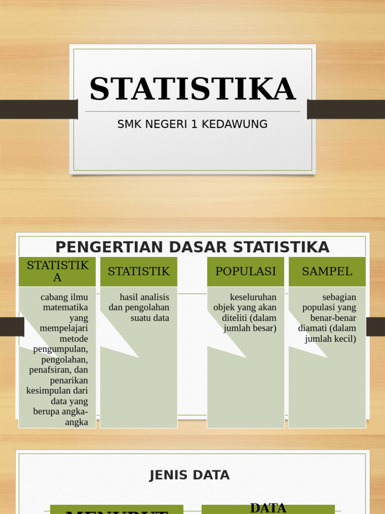 Istilah Dasar Statistika | PDF