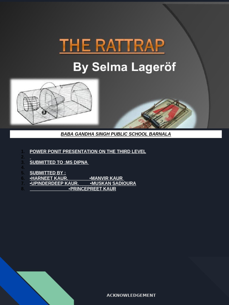 Chapter 4 The Rattrap | PDF