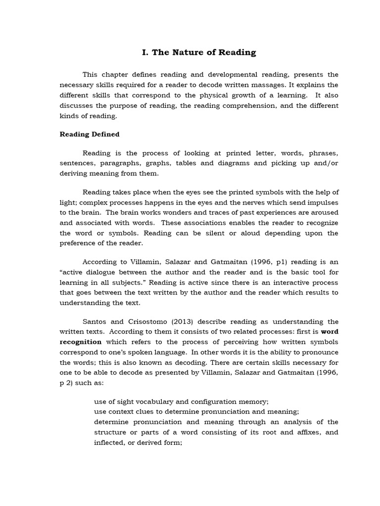 Developmental Reading PDF Outline | PDF | Reading Comprehension ...