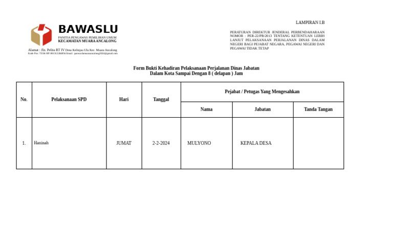 Contoh visum ( Kampanye LPB 2.- 2-2024 - Copy | PDF