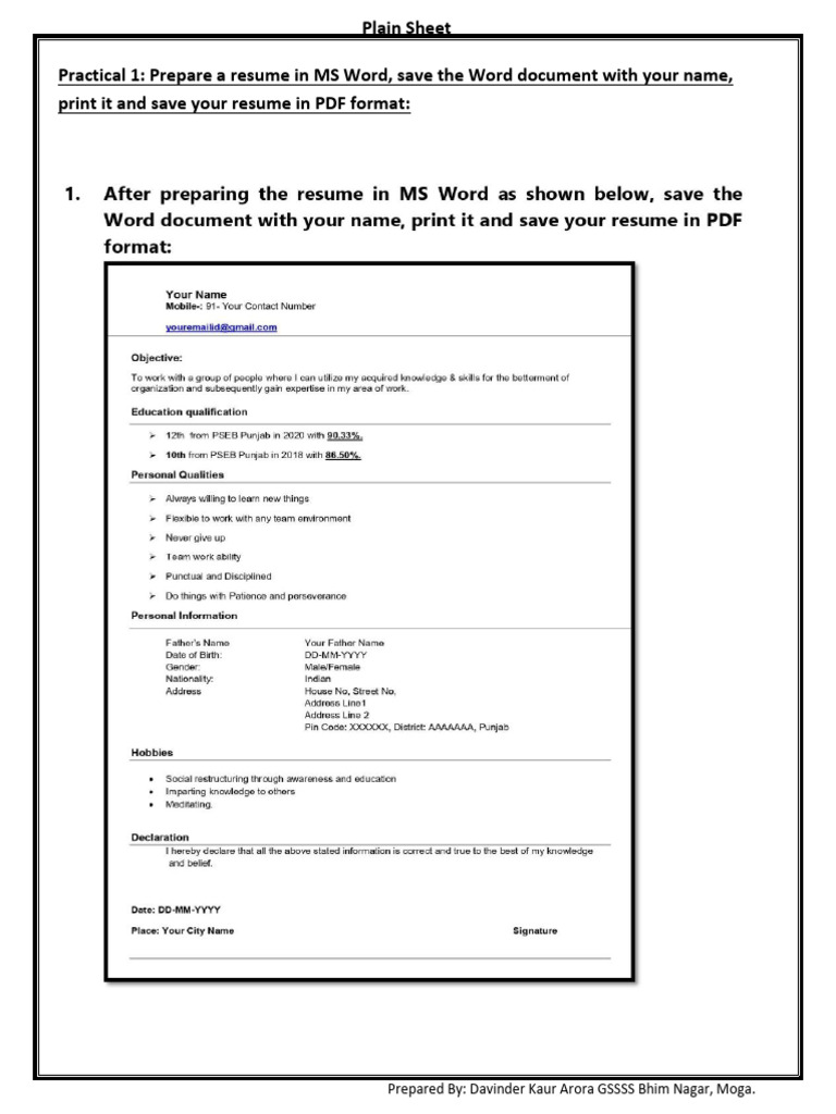 Practical 12th | PDF | Microsoft Word | Software