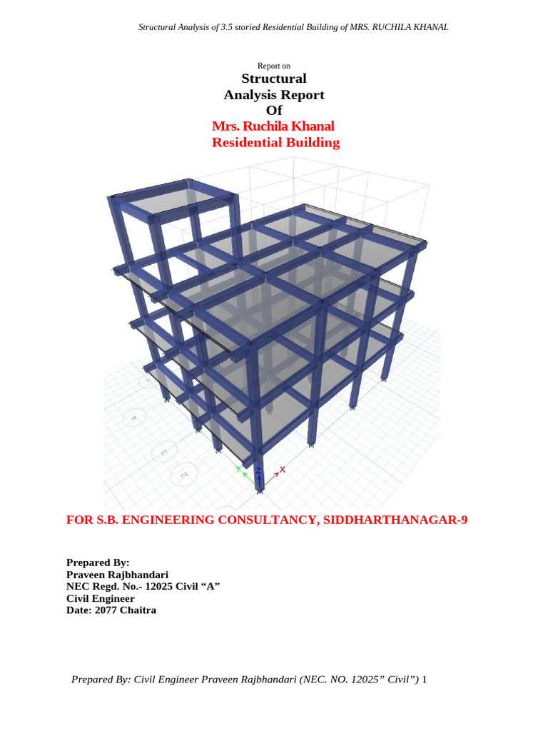 Miya Analysis Report | PDF | Earthquakes | Beam (Structure)