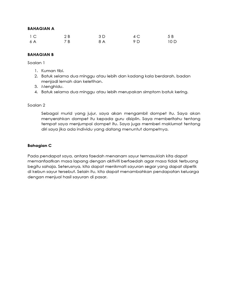 Skema PPT Bm2 THN 4 2024 by Cikgu Gorgeous | PDF