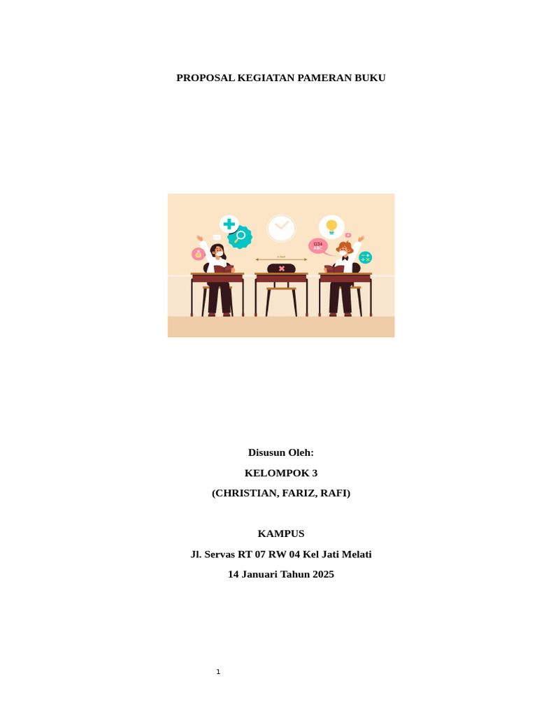 Proposal Kegiatan Pameran Buku | PDF