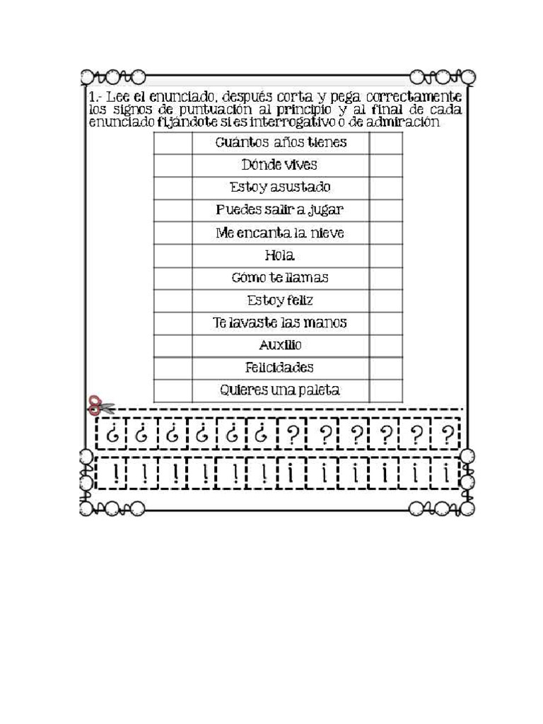 Signos de Interrogaci-N y Admiraci-N | PDF