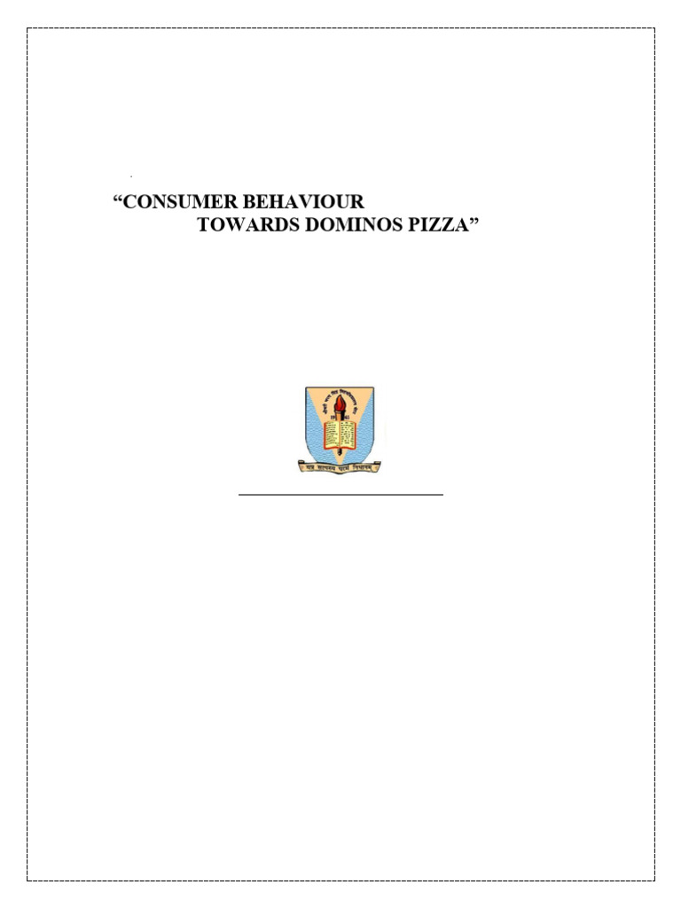 Dominos Pizza - Docx - 1 | PDF