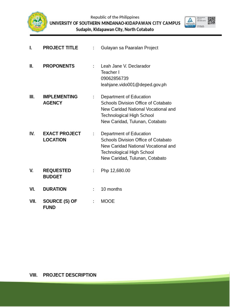 LEAH-Project-Proposal | PDF | Vegetables | Sustainable Agriculture