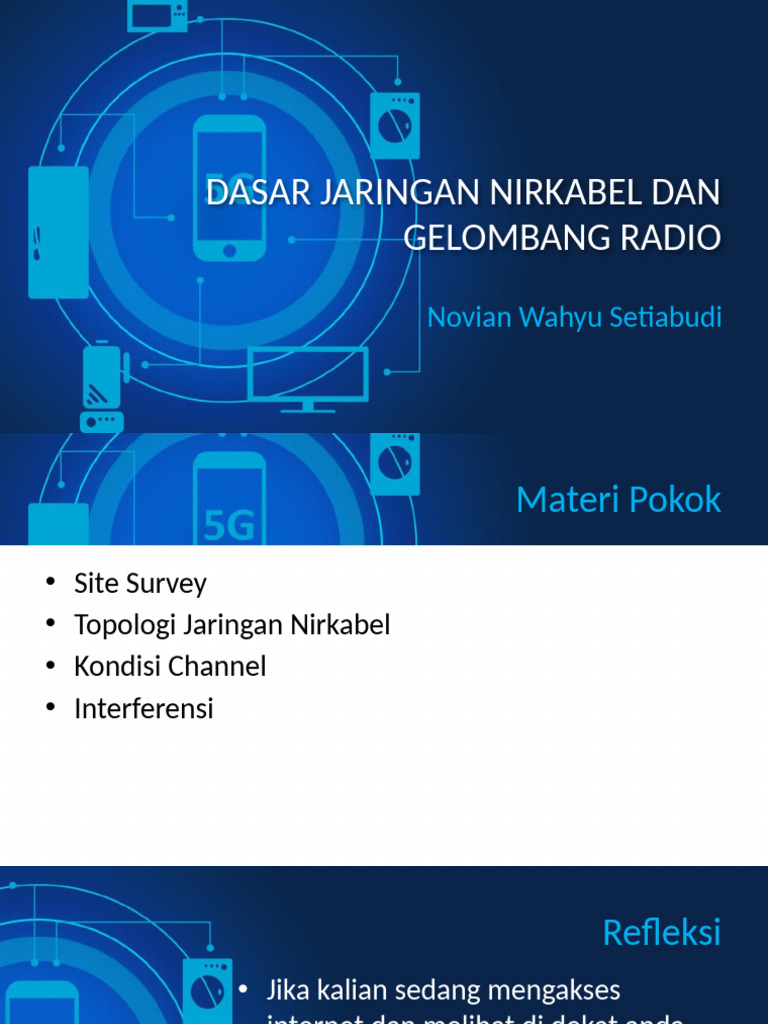 1. Dasar Jaringan Nirkabel Dan Gelombang Radio | PDF