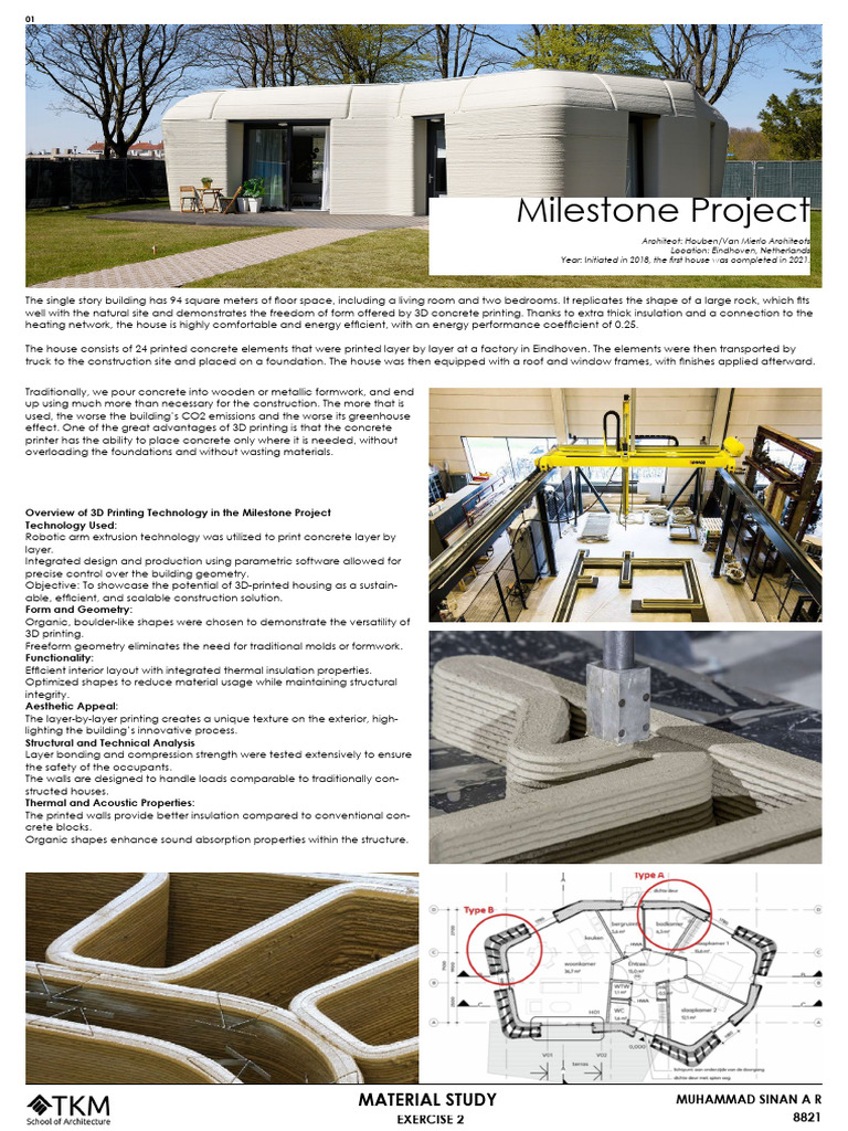 Case Study Concrete | PDF | Concrete | 3 D Printing