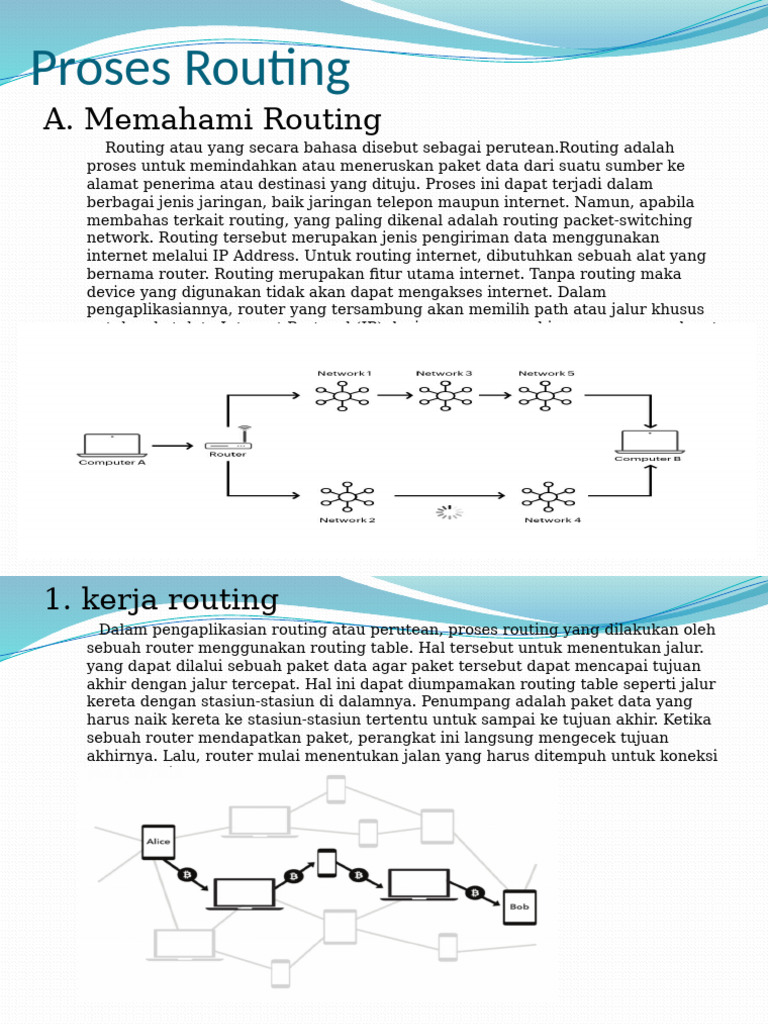 Proses Routing Routing | PDF