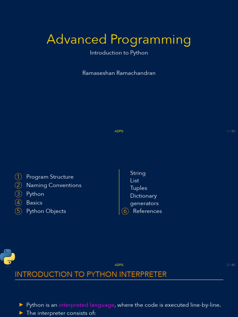 Introduction2Python 2 | PDF | Control Flow | Data Type