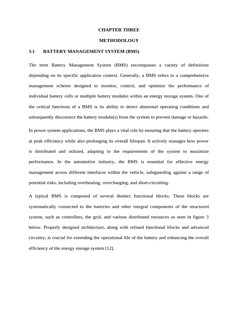 ORE BMS CHAPTER THREE | PDF | Electrical Engineering | Electricity