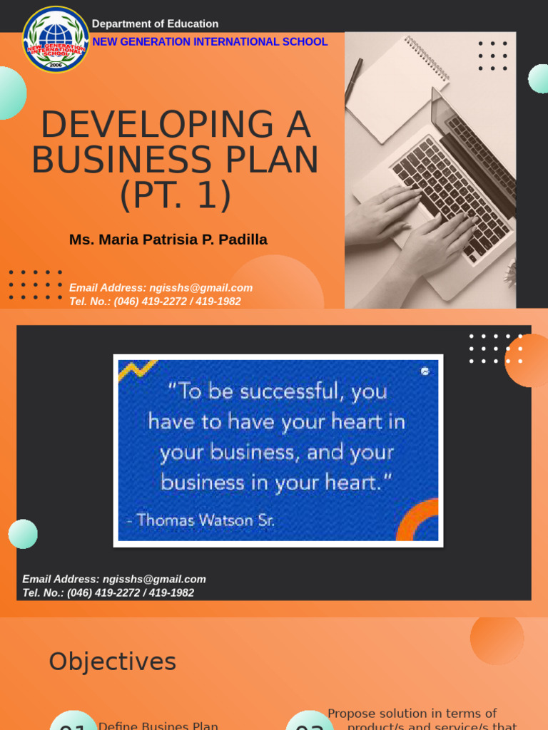 Week 4 Developing Business Plan P1 | PDF | Business | Strategic Management