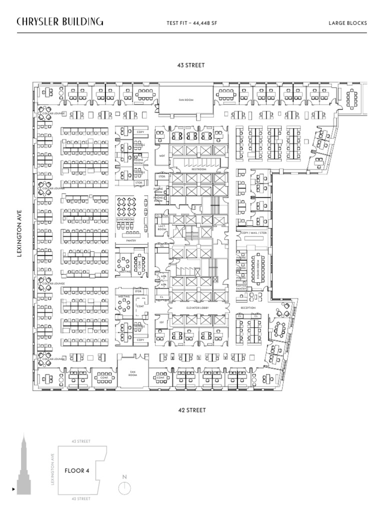 Chrysler Building Floor 4 5 6 | PDF | Buildings And Structures
