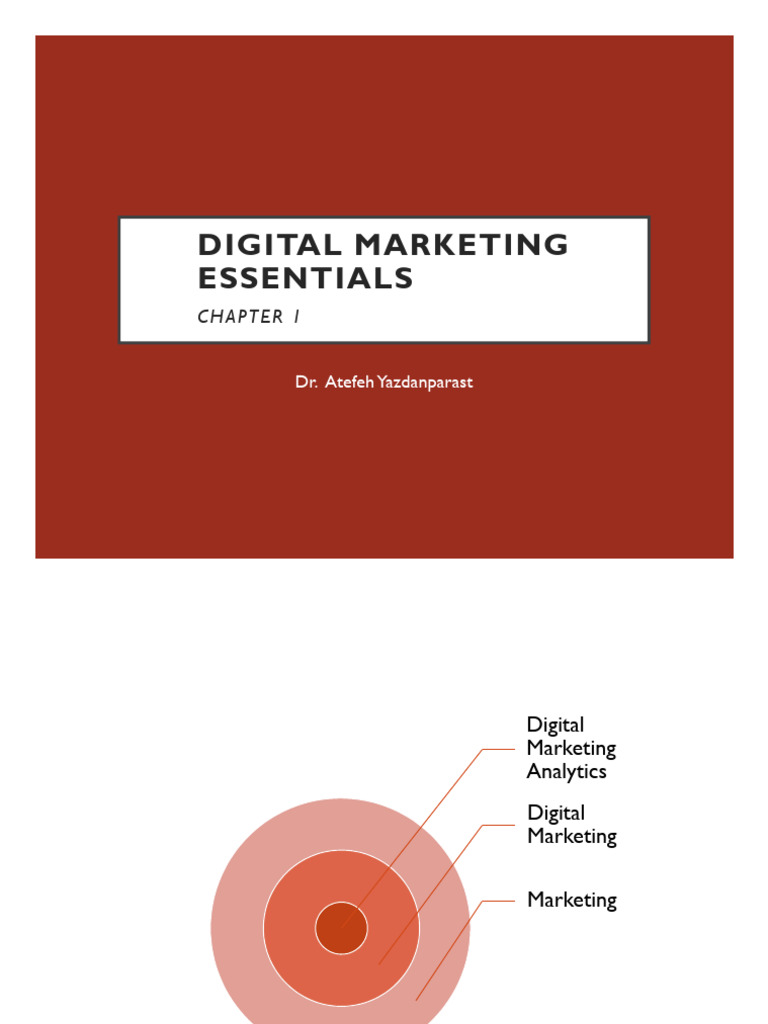 Digital Marketing Essentials Chapter 1 Slides | PDF | Digital Marketing | World Wide Web