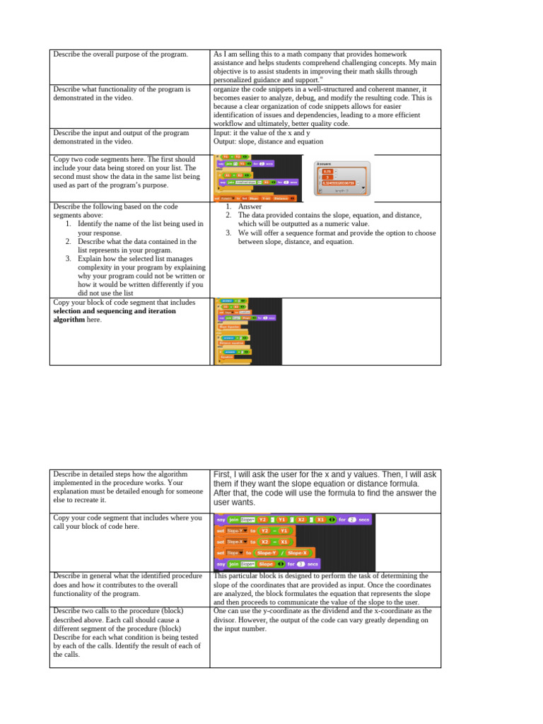 project_write-up+final | PDF | Slope | Algorithms
