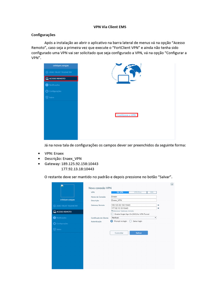 VPN Via Client EMS (3) | PDF
