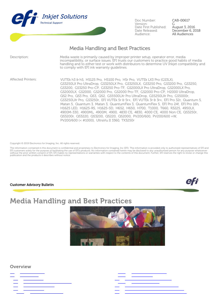 CAB-00617 Media Handling Best Practices G | PDF | Printing | Office ...