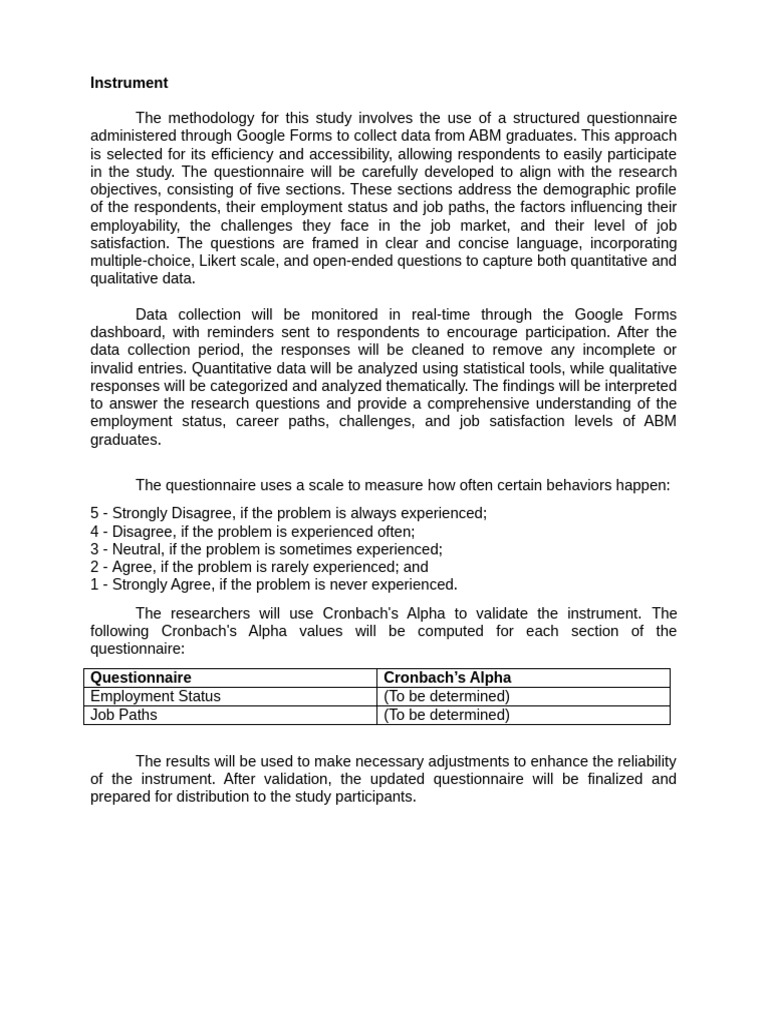 QUESTIONNAIRE (FIRST) | PDF | Questionnaire | Data