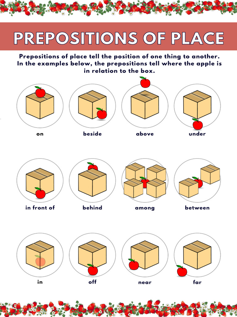 Understanding Prepositions of Place | PDF