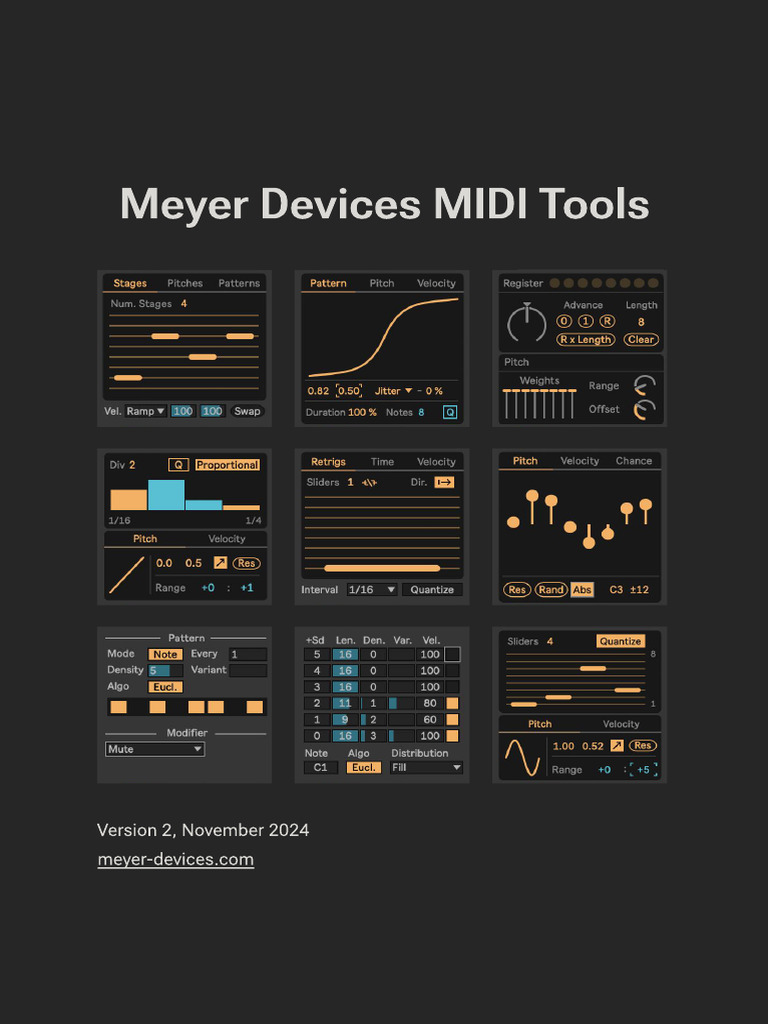 Meyer Devices MIDI Tools Manual | PDF