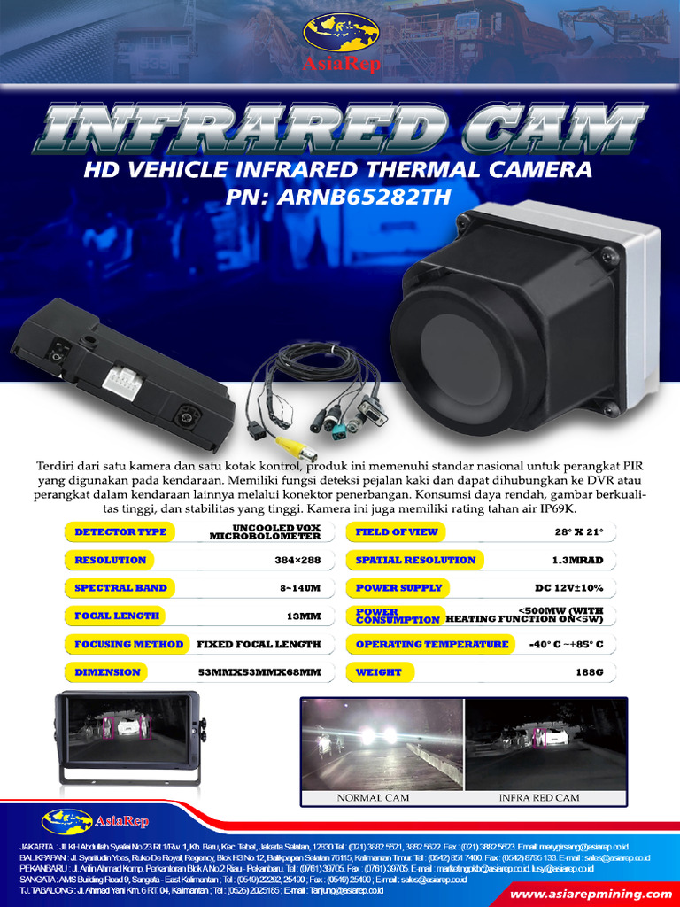 HD Vehicle Infrared Thermal Camera ARNB65282TH FHD (1) | PDF