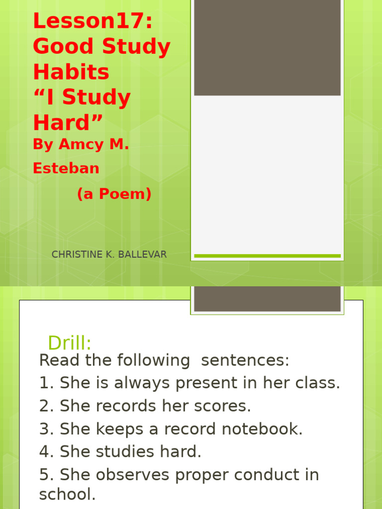 ENGLISH 2 PPT Q3 - Lesson17 Reciting Poem | PDF