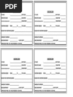 Out Pass Slip Template | PDF | Law