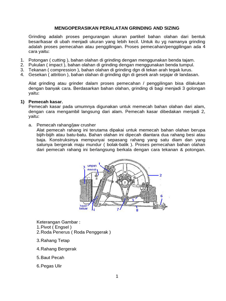 Gilingan Batu Putar dalam Proses Grinding | PDF