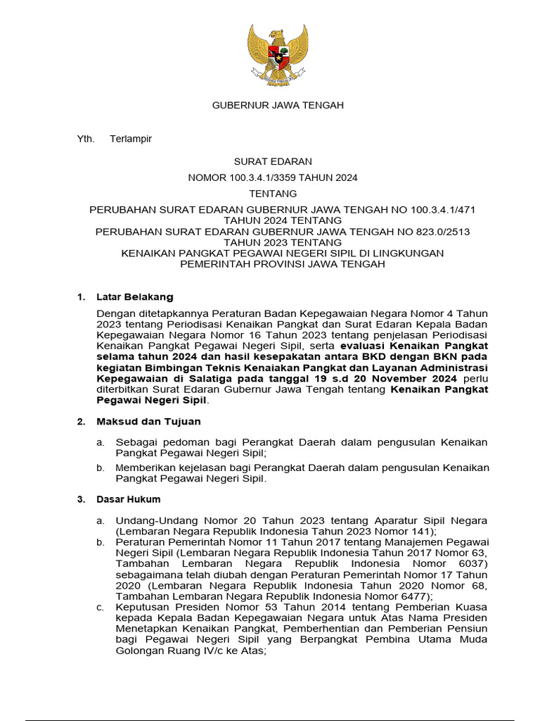 Surat Edaran Gubernur KP 2025 | PDF