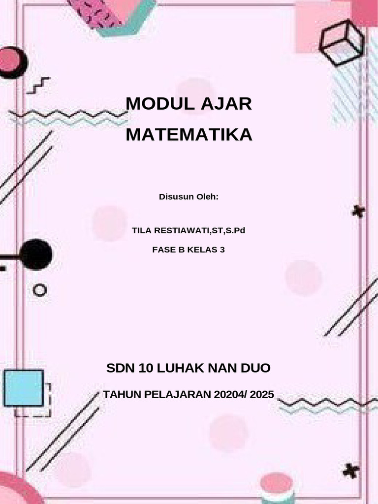 Modul Ajar MTK | PDF