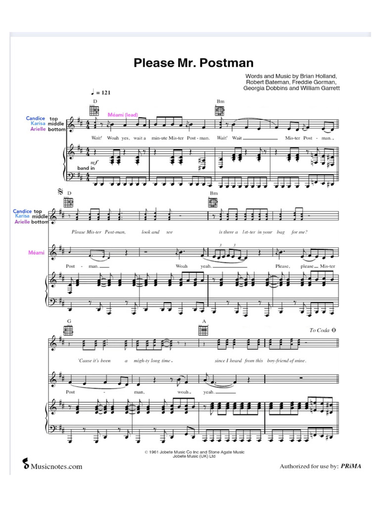 Please Mr. Postman | PDF