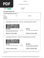 Sample IndiGo Ticket | PDF