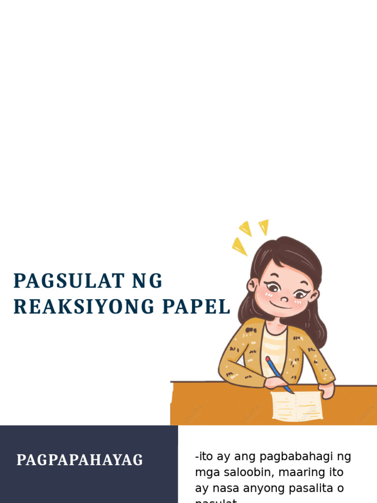 Reaksyong Papel.1 Pagbasa at Pagsusuri NG Iba't Ibang Teksto | PDF