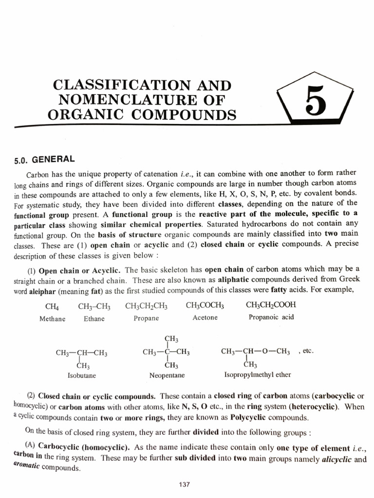 Organic Chemistry - Introduction | PDF