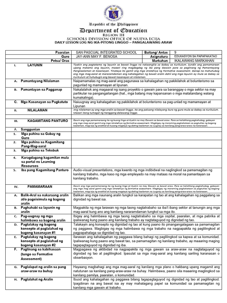 ESP9_Q2_Week5_D2 | PDF