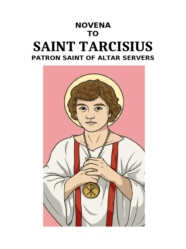 Novena To Saint Tarcisius Big | PDF | Christian Prayer | Lord's Prayer