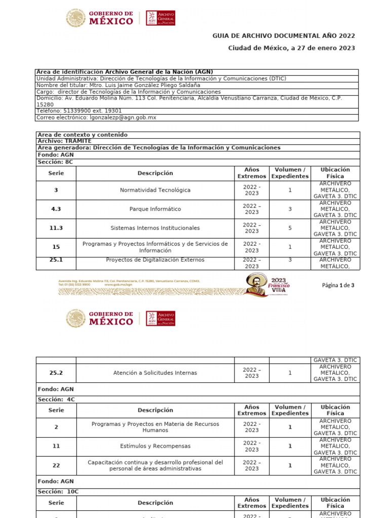 Formato_de_Gu_a_de_Archivo_Documental_2023_DTIC | PDF | Informática