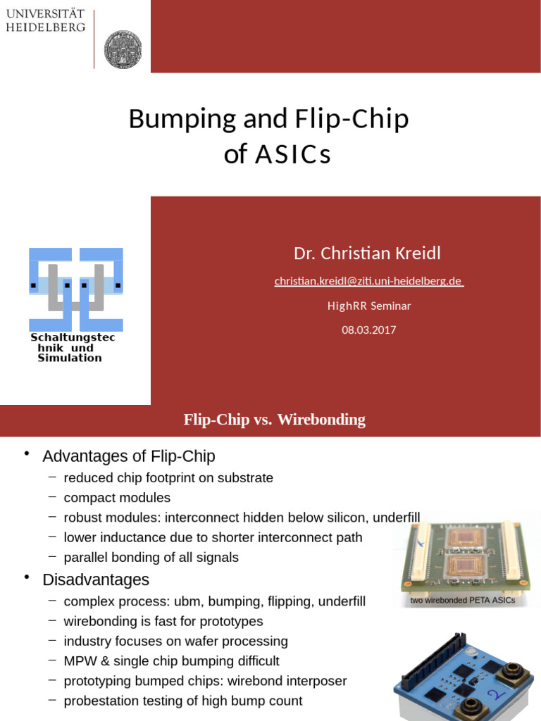 Bumping and Flip-Chip of ASICs | PDF | Industrial Processes ...