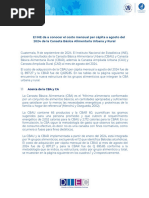 Costo de la Canasta Básica en Guatemala 2024 | PDF | Alimentos | Caloría