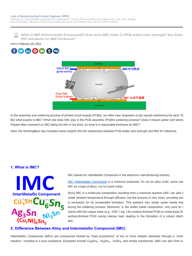 What Is IMC (Intermetallic Compound) ? How Does IMC Relate To PCB ...