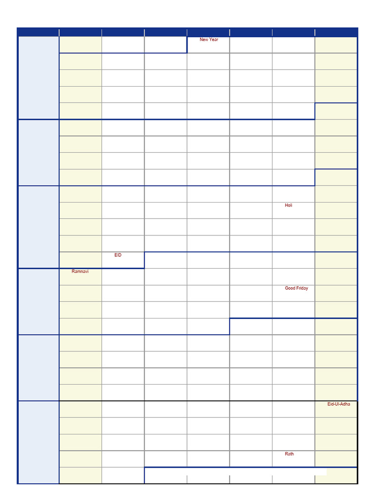 2025 Weekly Calendar | PDF