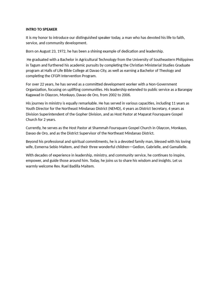 Thanksgiving Script Vo 2024 | PDF | Christian Denominational Families